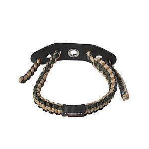 LEGEND 550 Paracord Bow Wrist Sling - Compound Bow Stabilizer & Hand Loop Carrier for Bow Hunting - Adjustable Wrist Strap with Durable Leather Yoke, Strong Metal Grommets - Archery Accessories & Gear