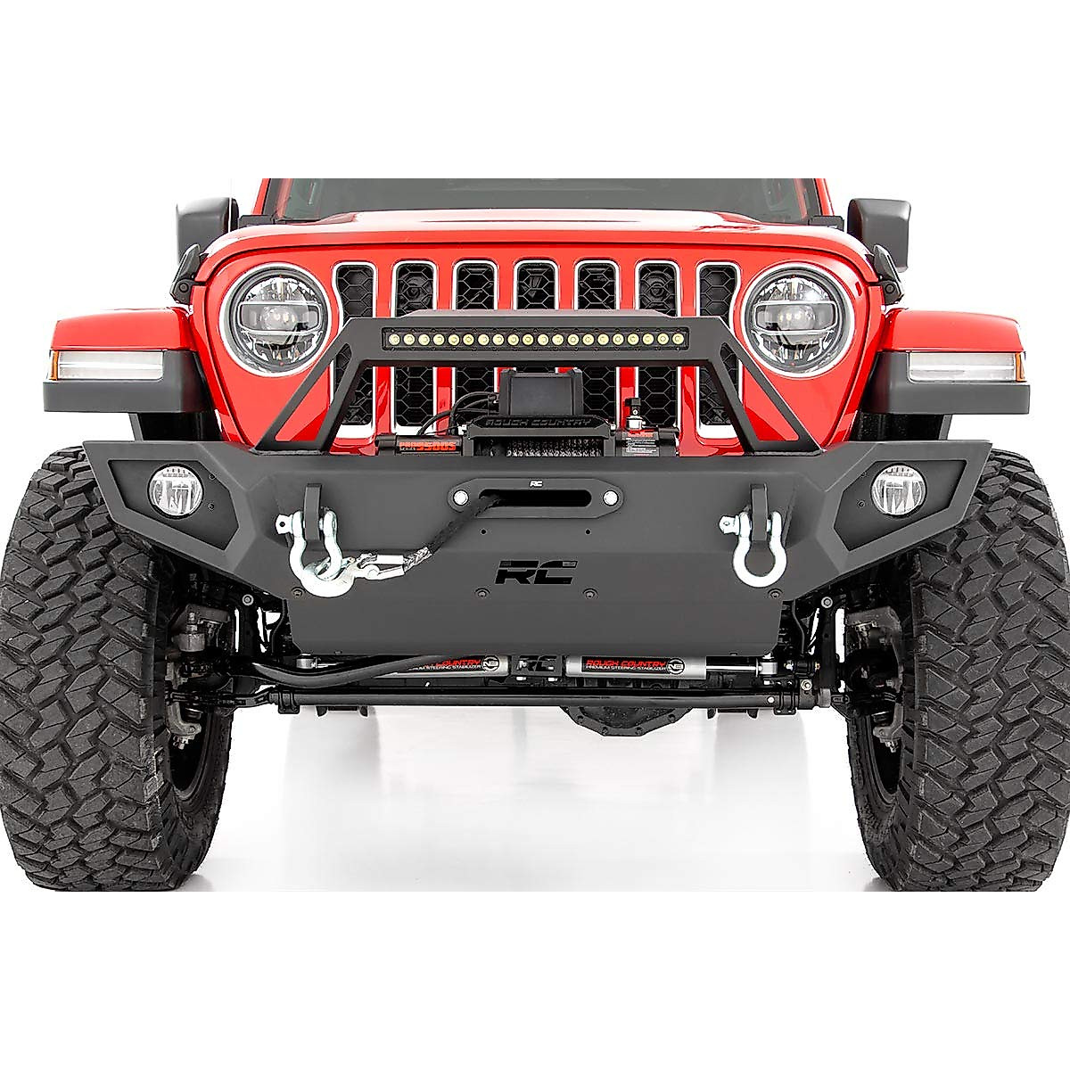 Rough Country Front Winch Bumper for Jeep Wrangler JK/JL & Gladiator JT - 10585