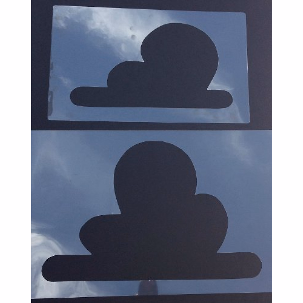 Cloud Stencil Set for Wall Decor: Reusable Stencils for a Kid’s Toy Story Room or Andy’s Room Nursery, 2-Pack Includes 1 Large and 1 Small Cloud Stencil