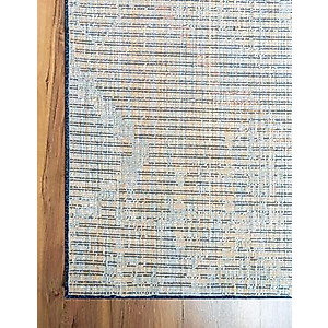 Unique Loom Morocco Collection Tribal, Southwestern, Bohemian Area Rug, 2' 2" x 3' 0", Navy Blue/Gray