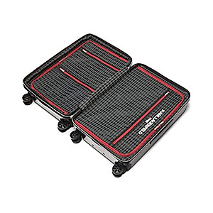 Karl Lagerfeld Paris Flowers 25" Upright Luggage, Black