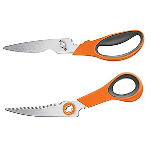 Fiskars All-purpose Kitchen Shears (8 Inch), 510041-1001,Orange