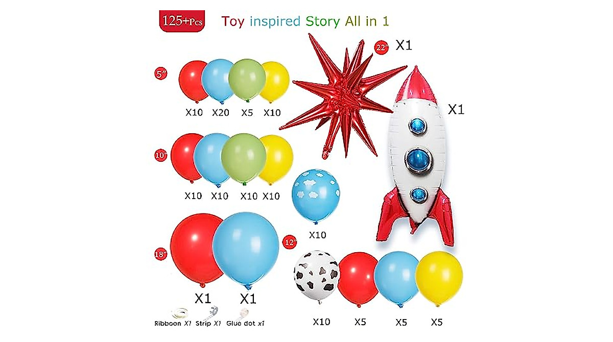 Toy Story Balloon Arch Kit for Kids' Birthday