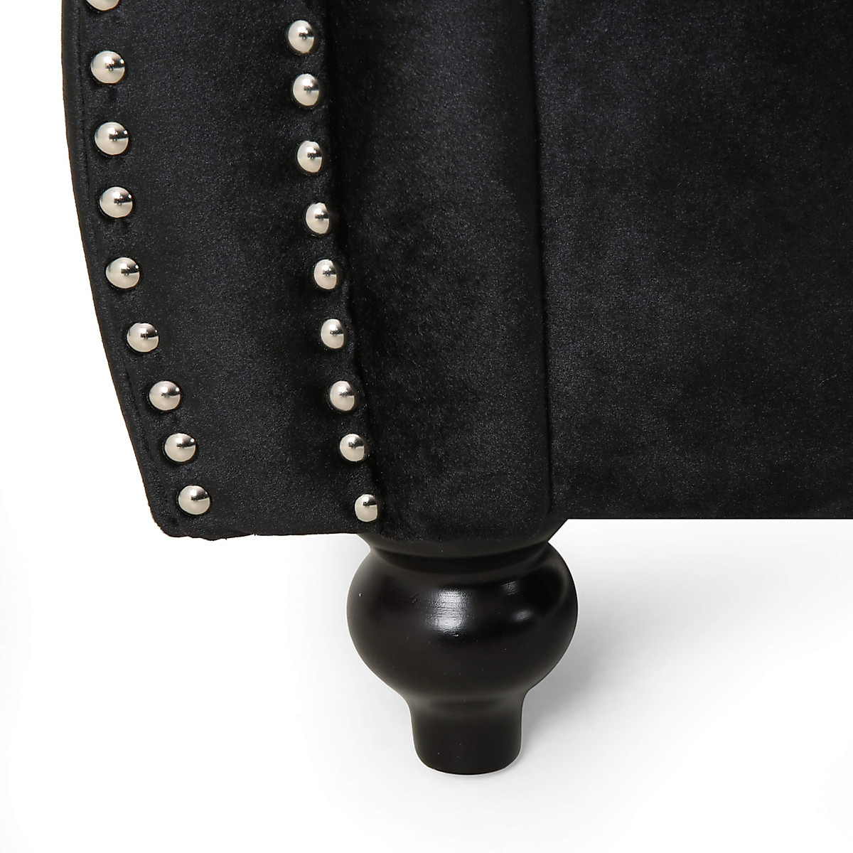 Christopher Knight Home Glenmont Love Seats, Black + Dark Brown