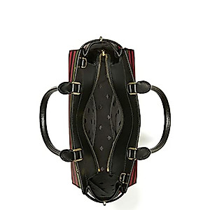 Kate Spade Staci Wrapping Paper Print Medium Satchel Black multi