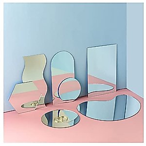 GISELA D Acrylic Mirror Reflection Board Geometric Shape Photo Background Props Set Photography Ornaments Reflective Display Sheet (7Pcs)