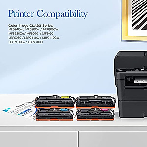 Valuetoner Compatible Toner Cartridge Replacement for Canon 131 131H for ImageClass MF8280Cw MF628Cw MF624Cw MF8230Cn LBP7110Cw Printer (Black,Cyan,Magenta,Yellow,4 Pack)