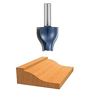 BOSCH 85712M 1-3/16 In. x 1-5/8 In. Carbide Tipped Ogee Vertical Raised Panel Bit