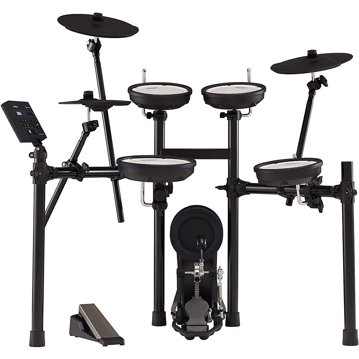 Roland V-Drums TD-07KV Electronic Drum Set Bundle with Drum Throne, Drumstick Bag, 3.5mm Audio Cable, 3 Pairs of Drumsticks, and Austin Bazaar Polishing Cloth