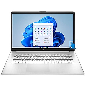 Newest HP 17z-cp000 17.3" 60Hz Touch HD+ Business Laptop (AMD Ryzen 5 5500U 6-Core, 64GB RAM, 1TB PCIe SSD + 1TB HDD, AMD Radeon, WiFi, Bluetooth, Webcam, HDMI, Win 11 Home) with Hub