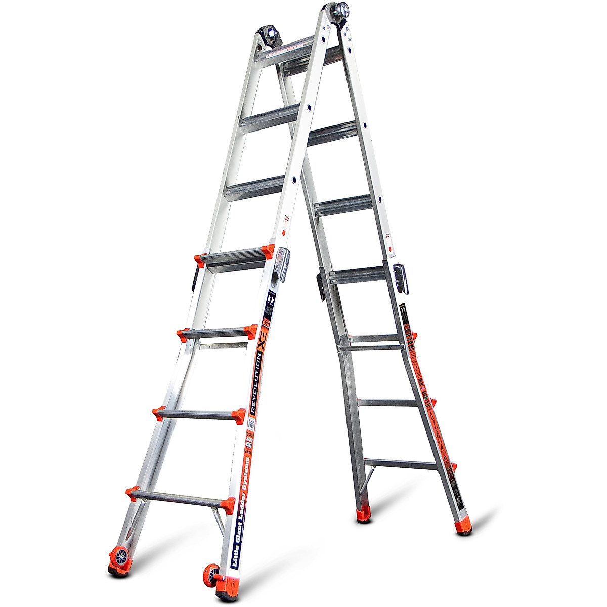 Little Giant Ladders 12017EN Revolution M17 Set, Silver, 4 x 4 ft
