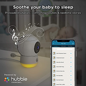 Motorola Peekaboo WiFi 1080p Video Baby Monitor - Multi-Color Night Light, Two-Way Audio, Infrared Night Vision – 360 Degree Remote Pan Scan and Digital Zoom/Tilt, Soothing Sounds & Lullabies