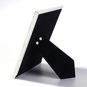 5x7 Picture Frame High-grade Metal Tabletop Photo Frames Smooth Finish Display Pictures Ideal Gift to Family and Friends（Red Glitter）