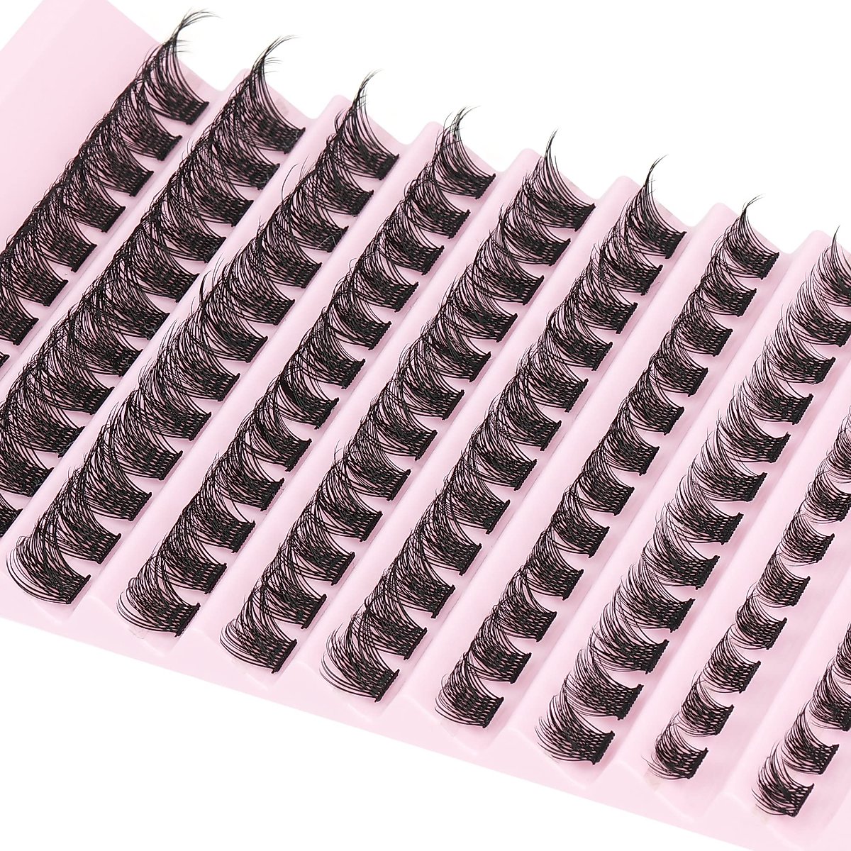 Lash Clusters Natural Wispy Cluster Lashes 8-16mm Wispy Individual Lashes Extensions Natural Look Lashes D Curl Fluffy Cluster Lashes DIY Eyelash Extension by Focipeysa