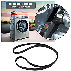 SING F LTD 5EPJ1255 Washing Machine V-Belt Compatible with Bosch Siemens Maxx Series 2 Series 4 Series 6 Avantixx Classixx VarioPerfect IQ300 00439490 00678915
