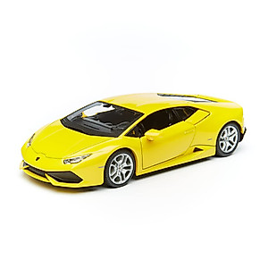 Maisto 1:24 Scale Lamborghini Huracan Diecast Vehicle (Colors May Vary), Assorted,Yellow,Green