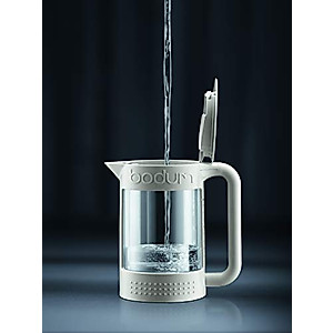 Bodum 11659-913US Bistro Electric Water Kettle, double Wall with Temperature Control, 1L, 37 oz, White