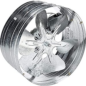 iLiving ILG8G14-12T Newest Automatic Gable Mount Attic Ventilator Fan with Adjustable Thermostat, 3.10 Amp, 1220 CFM, Single-Speed