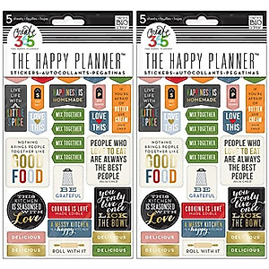 2-PACK - me & my BIG ideas Good Food Planner Stickers