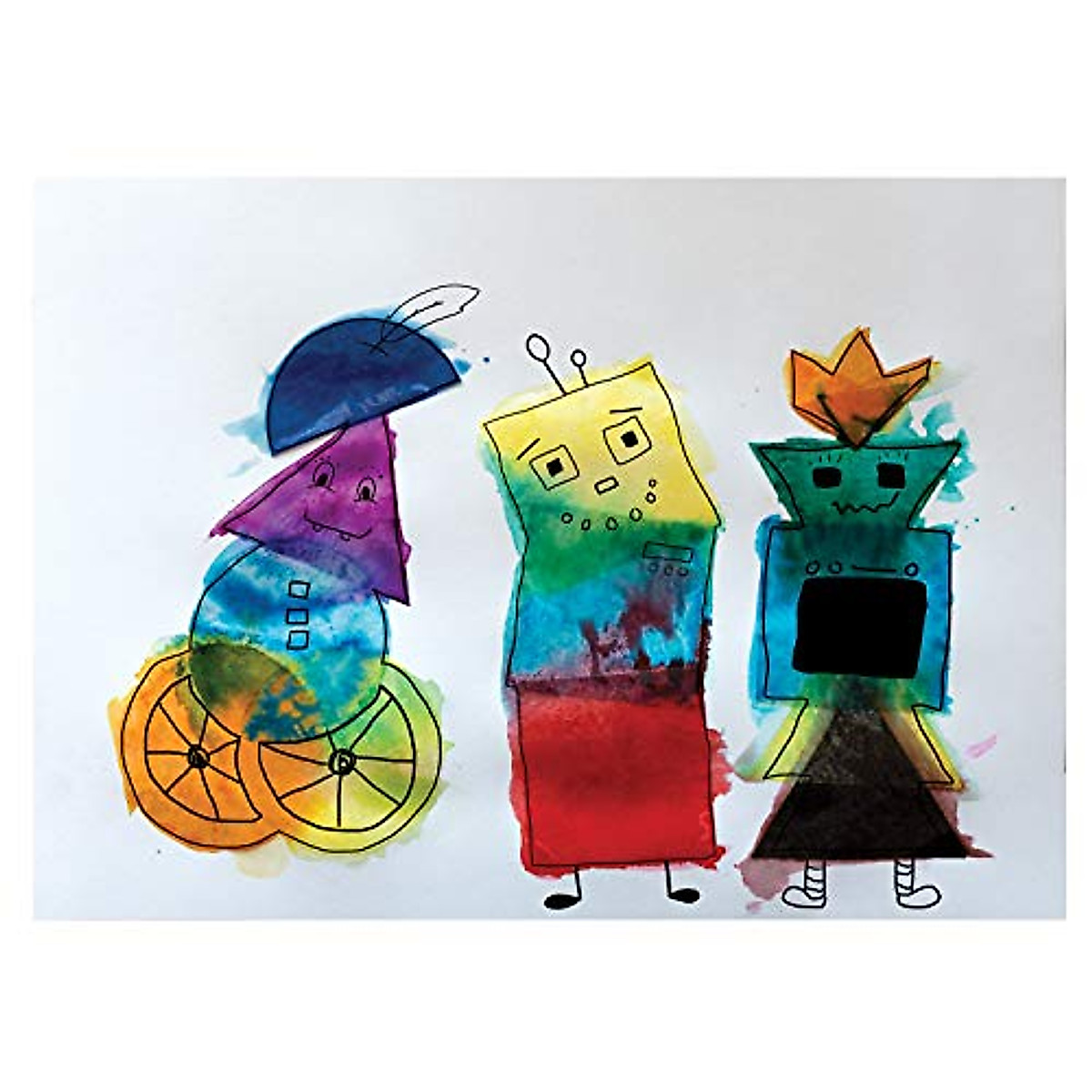 Spectra Bleeding Tissue Shapes Assortment, 25 Assorted Colors, Assorted Sizes & Shapes, 1.1 Lbs.