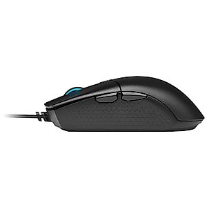 Corsair KATAR PRO Ultra-Light Gaming Mouse - FPS/MOBA Mouse, Symmetric Shape, 12,400 DPI Optical Sensor, 6 Programmable Buttons, Plug-and-Play, RGB Backlighting, for Claw and Fingertip Grips - Black