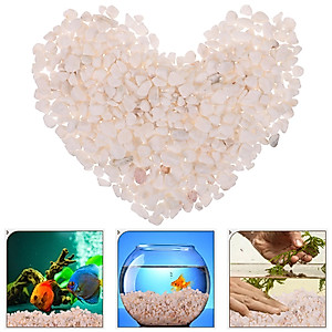 POPETPOP 1 Bag of River Rock Stones Natural Pebbles Gravel Outdoor Decorative Stones Garden Landscaping Stones Gravel Filler for Plant Aquariums Landscaping Vase Fillers