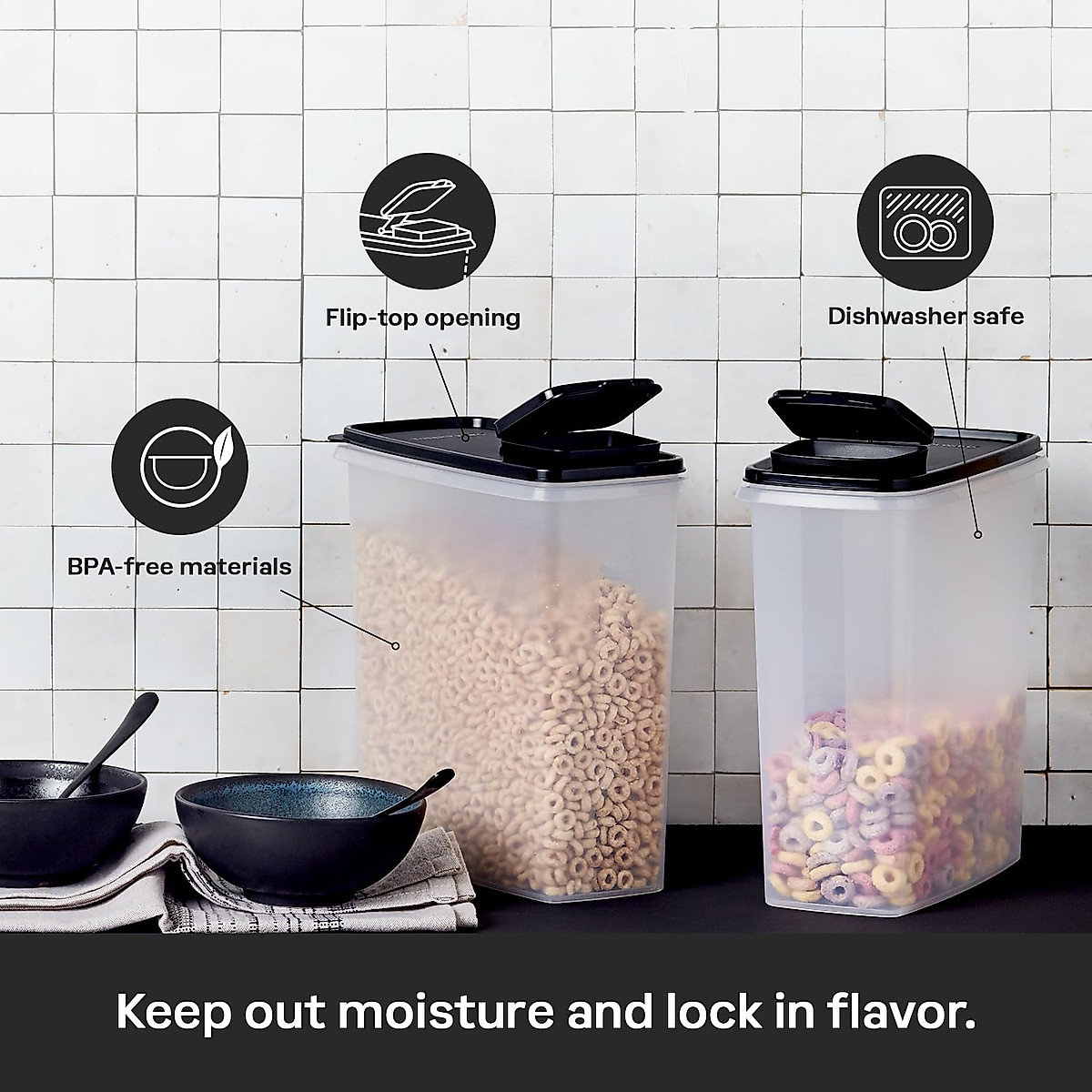 Tupperware Super Cereal Storer, Dishwasher Safe and BPA Free (4.5 L / 1.15 gal)