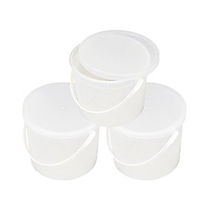 Poly Farm 64 oz Ice Cream Tub with Lid and Handle(3)
