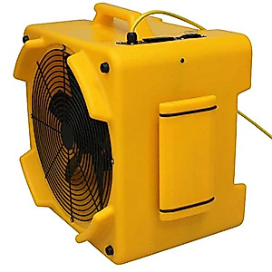 Zoom Blowers 1/4 Horsepower Axial Ventilation Fan - Floor Dryer, Carpet Blower, Air Mover - Commercial Grade - Adjustable Feet for Horizontal or Downward Airflow