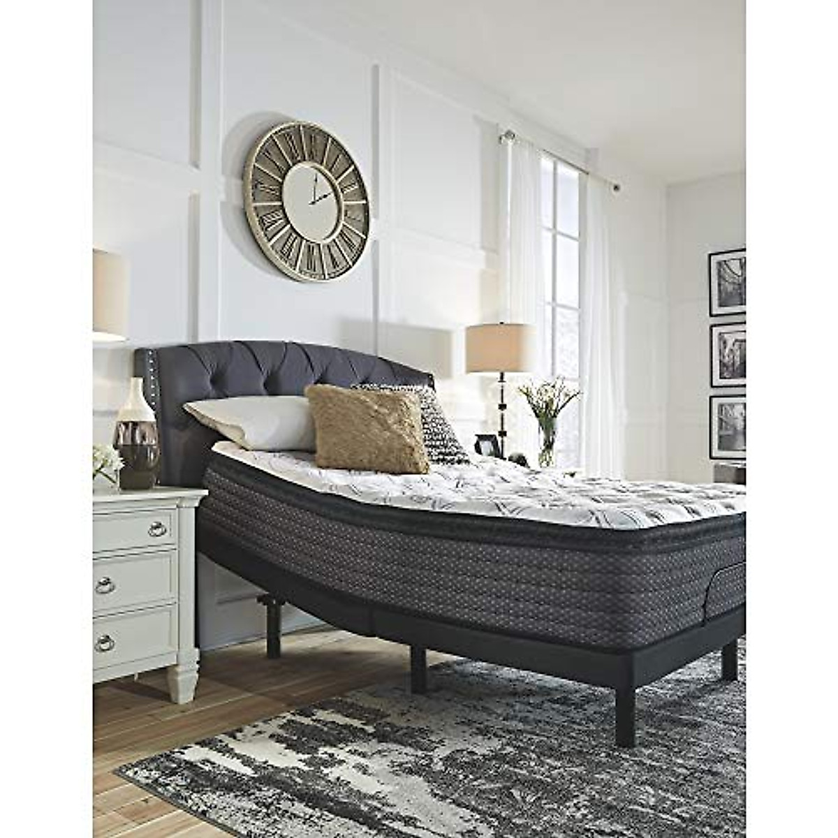 Signature Design by Ashley Limited Edition 11 Inch Pillowtop Hybrid Mattress, CertiPUR-US Certified Gel Foam, Queen