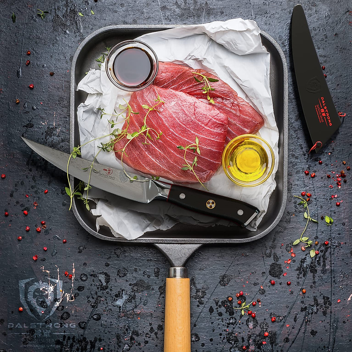 Dalstrong Shogun Series Fillet Knife 6" Bundled with Paring Knife 3.5" - ELITE - w/Sheath