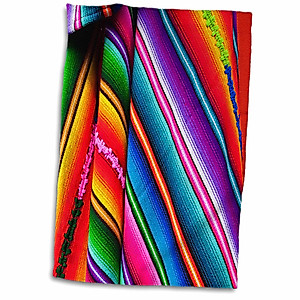 3D Rose Market Textiles-Chichicastenango-Guatemala-Sa10 Mde0010-Michael Defreitas Towel, 15" x 22"