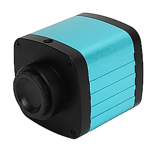 Microscope Camera, Digital Industry Camera 100‑240VAC USB 2.0 High Definition Multimedia Interface Adjustable LED Light for Industrial Use (US Plug)