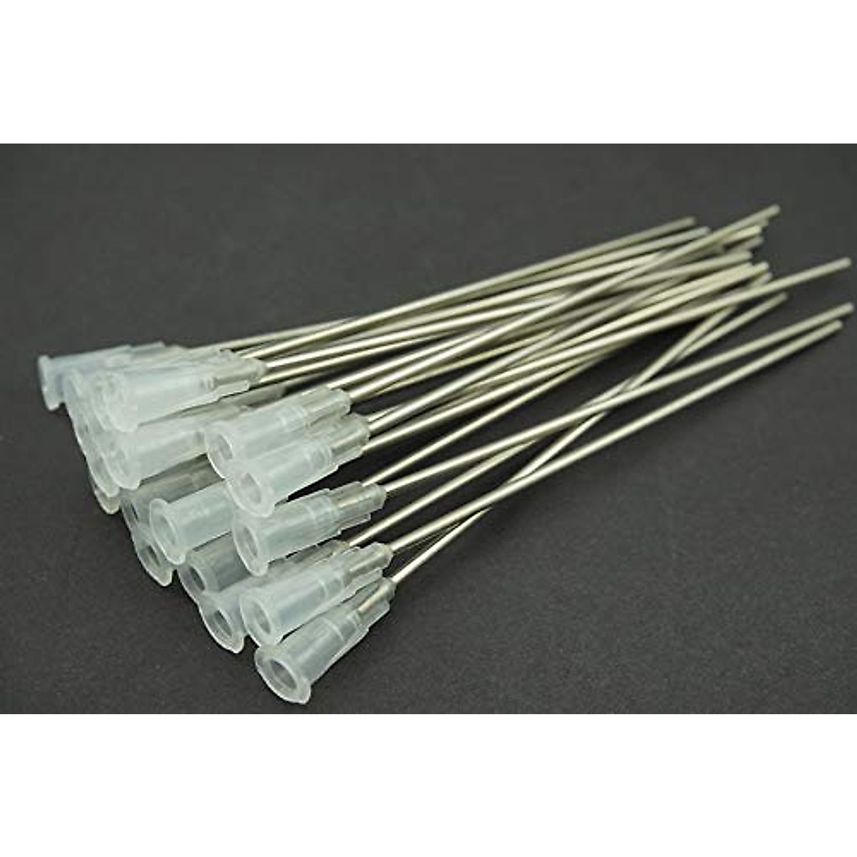 LTKJ 100pcs Blunt Dispensing Needles Syringe Needle Tip for Ink Glue Liquid 16GA 4inch/10cm Length
