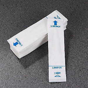 Exceart 200pcs Digital Thermometer Covers Electric Thermometers Probe Sleeves Disposable for Oral Armpit Rectal Digital Thermometer Blue