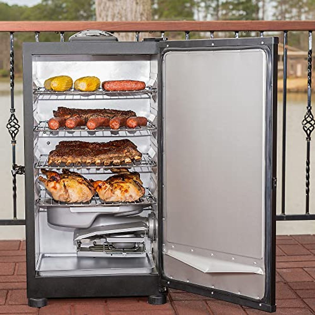 Masterbuilt MB20071117 Digital Electric Smoker, 30", Black