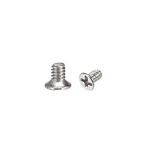 uxcell M1.4 x 2mm Phillips Screw Fastener Silver Tone for Laptop PC TV Fan Switch 150pcs