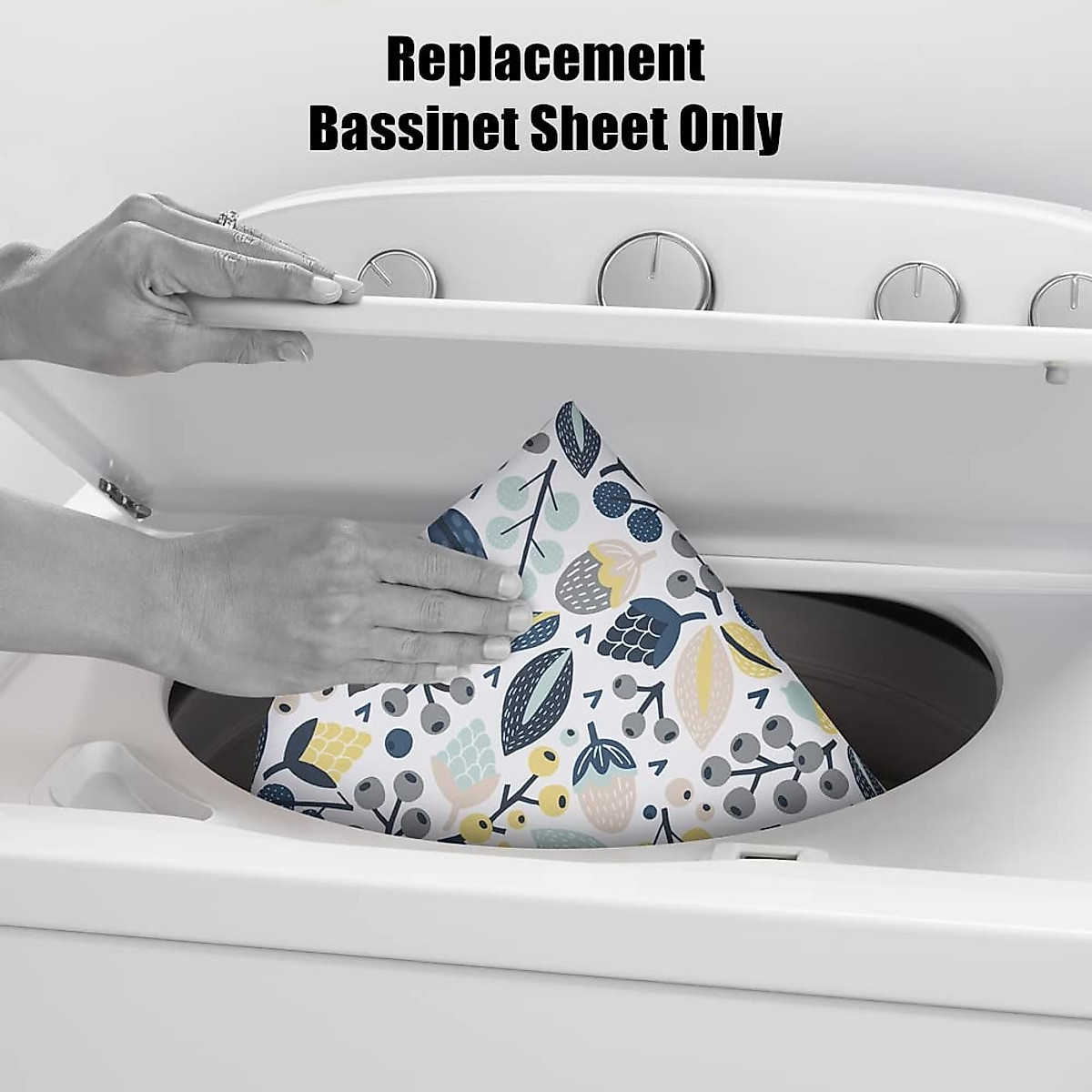 Replacement Part for Fisher-Price Soothing View Projection Bassinet - GVF96 ~ Berry Collection Print ~ Replacement Bassinet Sheet