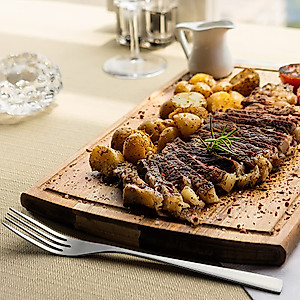 8-Piece Dinner Forks Set -9.1 Inch, YFWOOD Top Food Grade Stainless Steel Long Forks,Forks Silverware,Metal Forks for Home Kitchen Restaurant Hotel, Mirror Polished & Dishwasher Safe