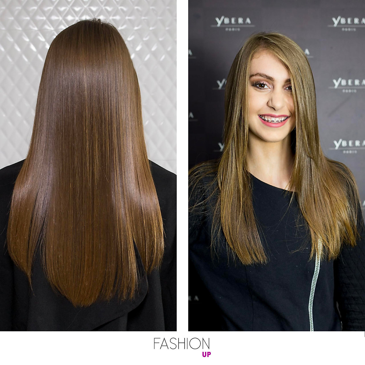 YBERA PARIS Fashion UP Home Care System | Ideal for Extremely Dry Hairs | Extreme Shining Hair | Color Safe | Enhanced with Oil Grape Seed and Murumurú | Set of 2