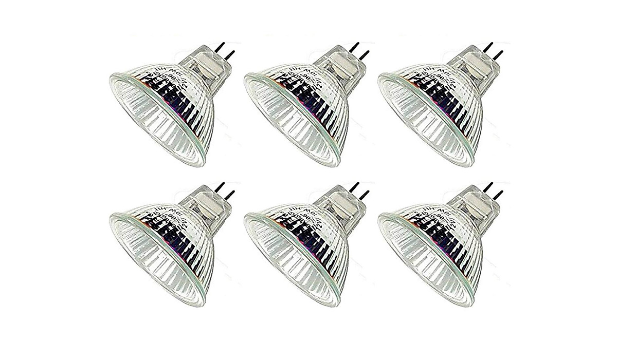 CTKcom 10W 12V MR16 Halogen Light Bulb - 6 Pack