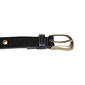 Lucky Brand Women Leather Bold Fashion Statement Belts, Domed Studded-Black, S (26-27")