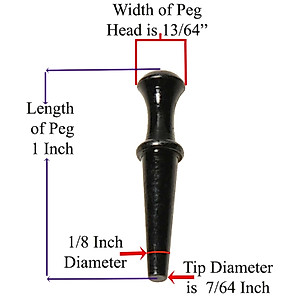 Cribbage Pegs Friends and Family Pack - Premium Metal Cribbage Pegs Set of 72 in Four Colors; 1? Tall; Fit 1/8 Holes, Red Velveteen Pouch, Bundled Items