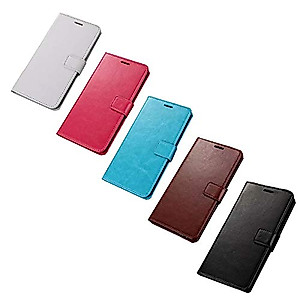 FZZSZS PU Leather Wallet Flip Protective Case for Emporia Smart 6,Magnetic Flip Cover with Card Slots and Stand Shell for Emporia Smart 6 (6.58") - rose