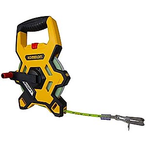 Komelon Contractor LT Tape Measure,Black,200 FT