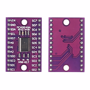 AEDIKO 6pcs TCA9548A Expansion Board I2C IIC 8 Channel Multiplexer Breakout Board with 20Pin M/F Cable