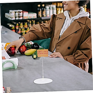 Kisangel 30pcs Silver Decor Holder Clamp Wire Pick Swirl Place Prom Decorations Paper Clip Cake Ring Wedding Birthday Clips Picture Note Table Decorative Bouquet Office for Flower Memo