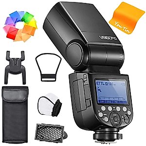 Godox Camera Flash Speedlight V860III-C for Canon [Upgraded Li-on Battery] Compatible with Canon Digital Cameras 6D 7D 50D 60D 500D 550D 600D 650D 1000D 1100D 1DX 580EX II 5D Mark II III
