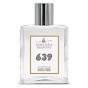 BIOCURA BC Perfume 639 Inspired by Floral Amber Sensual Musk For Women & Men Replica Fragrance Dupes Eau de Parfum Spray Bottle 3.4 Fl Oz/100ml-X1
