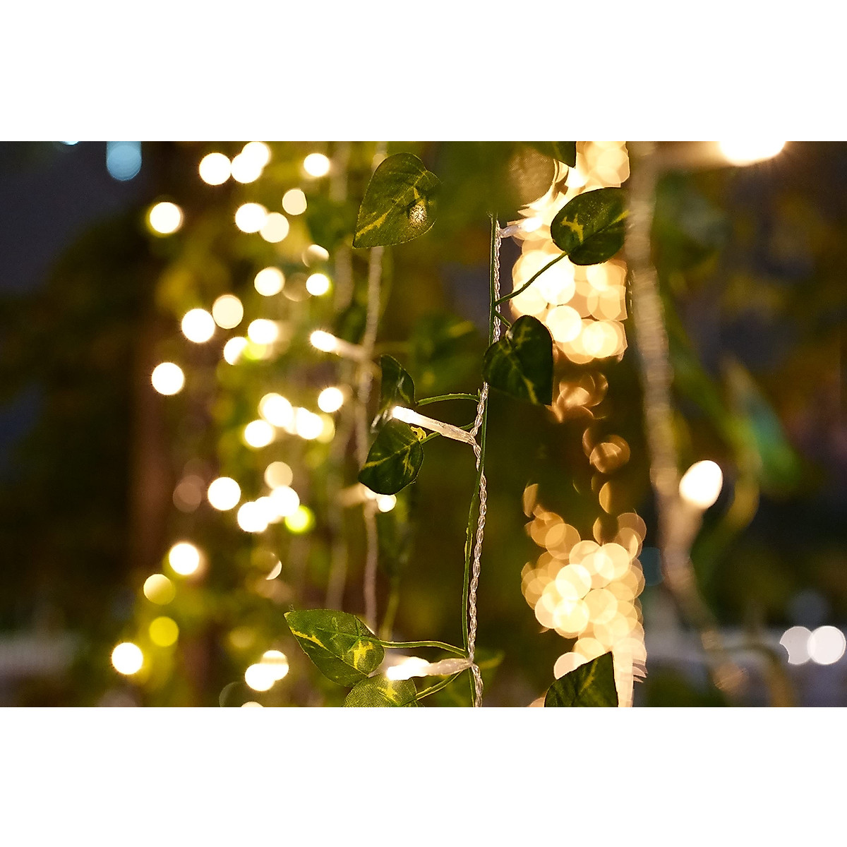 Alpha Decor Ivy for Bedroom， 12 Total 240 LED Curtain String Lights， Fake Plant Rattan Hanging Garland for Wedding Party Patio Wall and Indoor Outdoor Decor